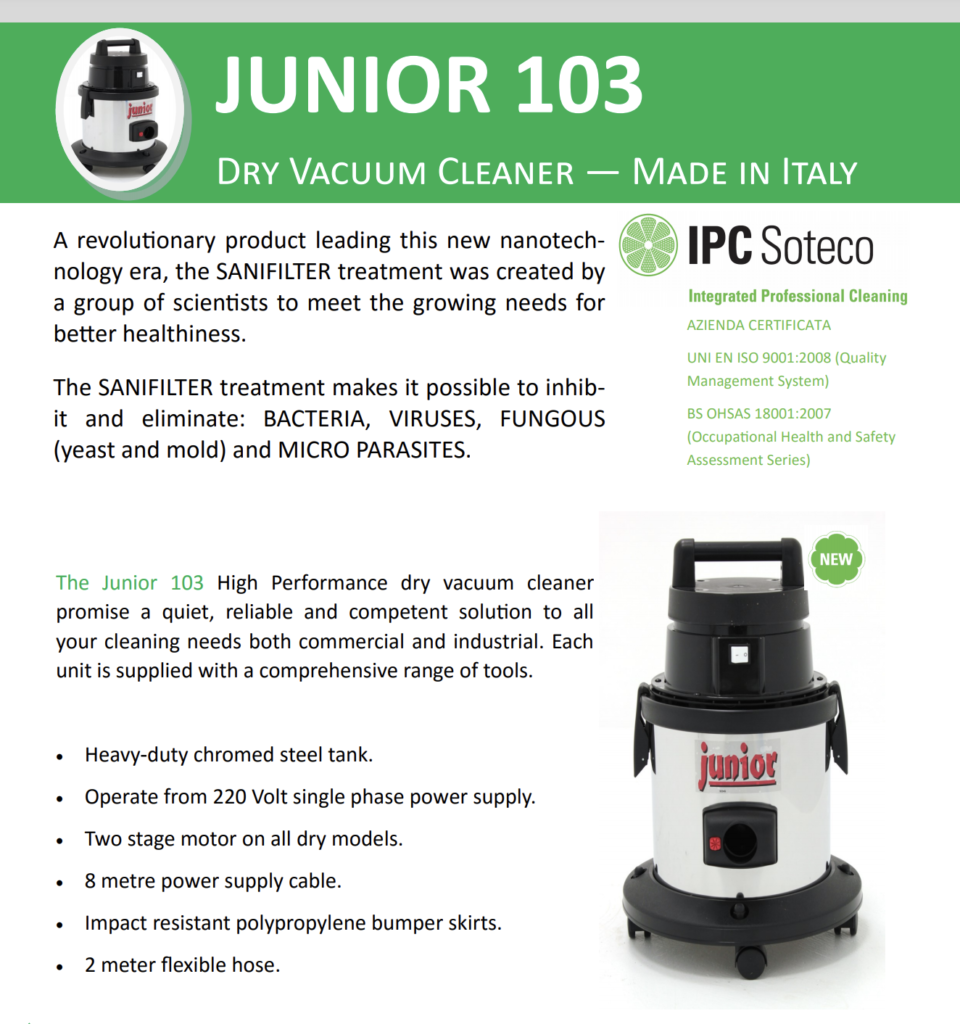 Junior 103 - Made in Italy